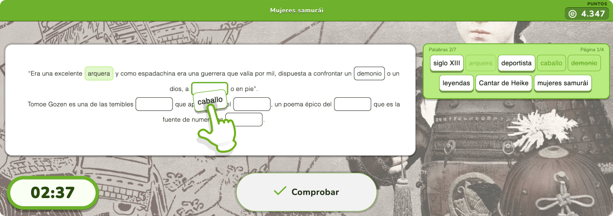 ¡Nuevo Juego de Completar texto! - Educaplay